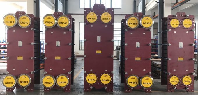 Semi Welded PHE Heat Exchanger , Plate Frame Heat Exchanger convenient ...